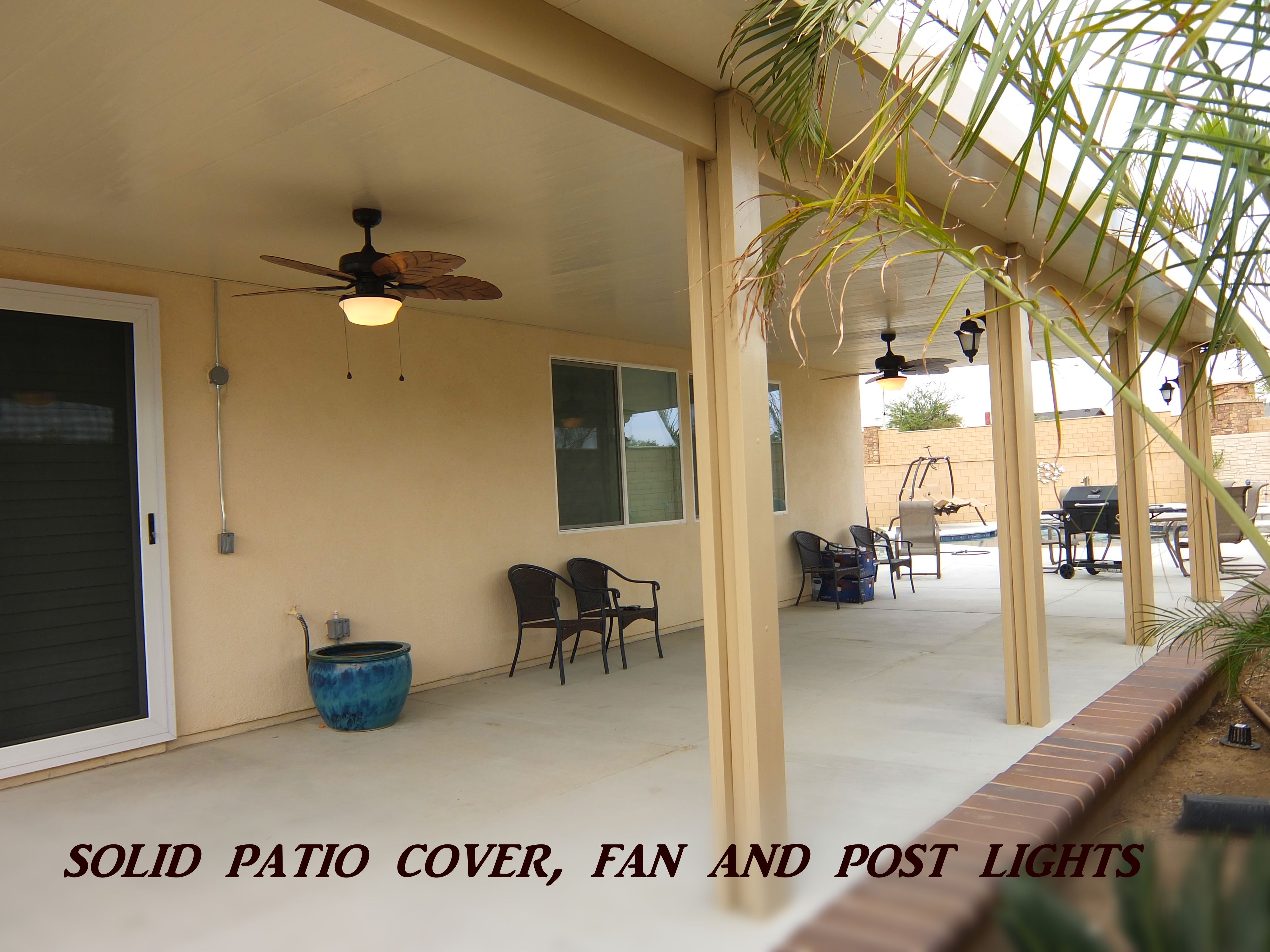 Solid patio cover Ranco Cucamoga